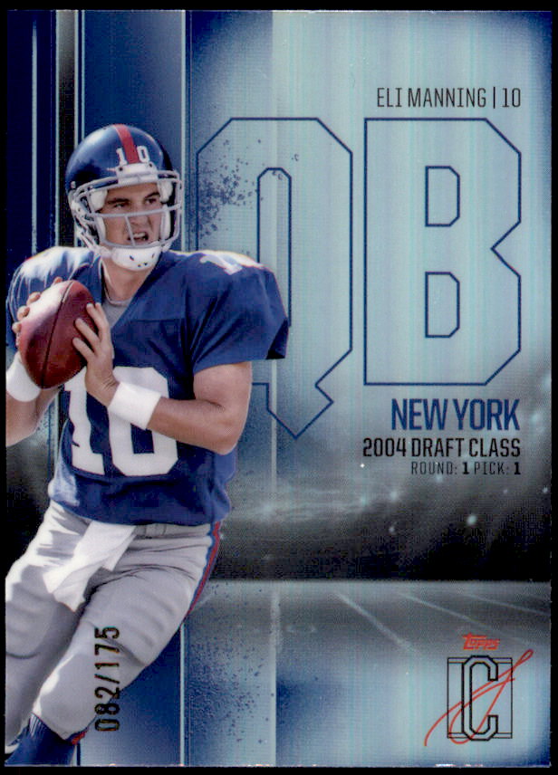2024 Topps Signature Class Eli Manning #36 Football Card
