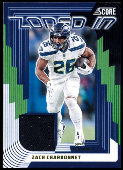 2025 Score Zach Charbonnet #ZON-ZCH Football Card