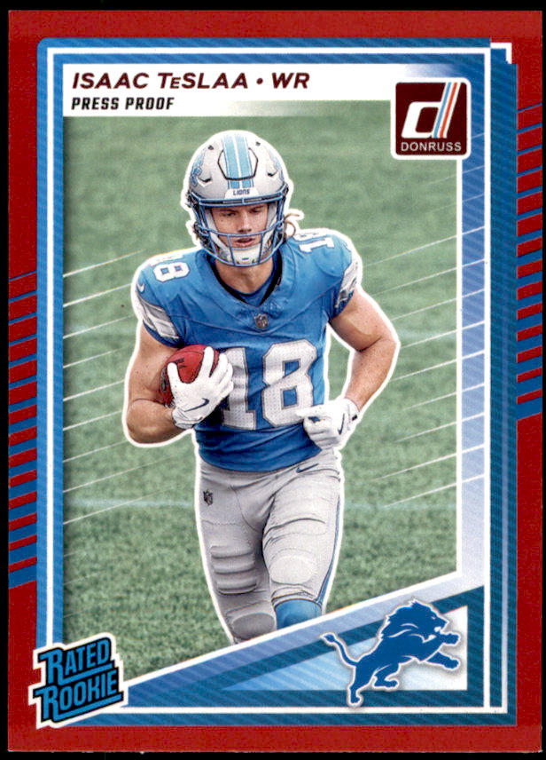 2025 Donruss Isaac TeSlaa #338 Football Card